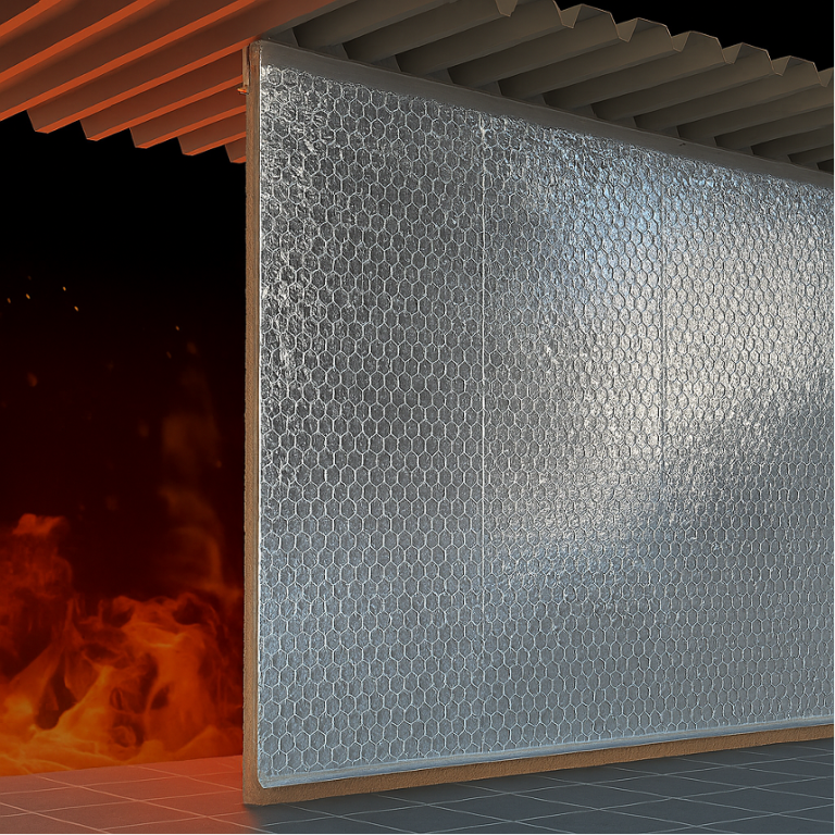 Stone Shield Fire Barrier EN Foil 1 Side | Foil-Faced Fire Wrap